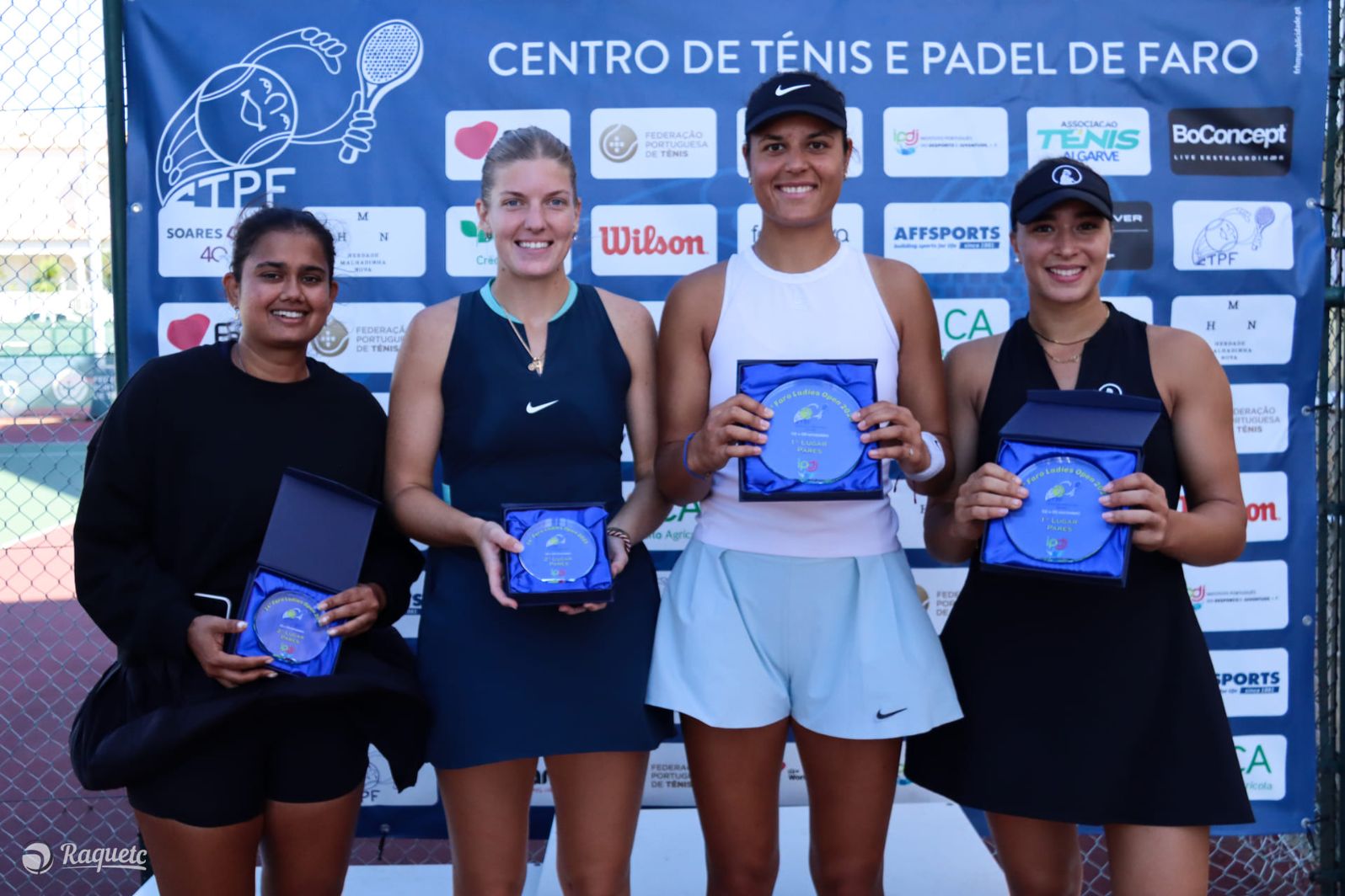 Marina Bassols Ribera e Britt du Pree na final do 14.º Faro Ladies Open